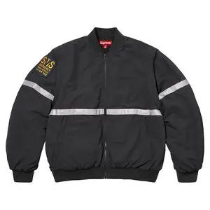 Supreme Zip-off Sleeve Reflective Stripe Jacket