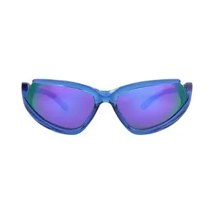 Balenciaga Shield-frame Sunglasses - Blue