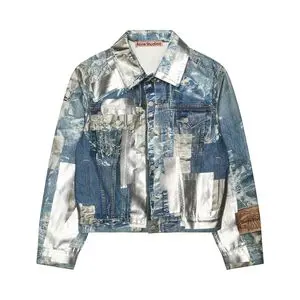Acne Studios Printed Tape Denim Jacket