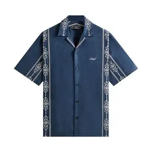 Kith Cupro Linen Thompson Camp Collar Shirt - Black