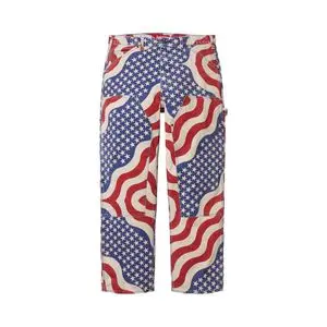 Supreme Flag Double Knee Painter Pants - Multicolor