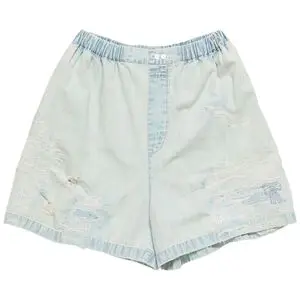 Acne Studios Distressed Denim Shorts - Blue
