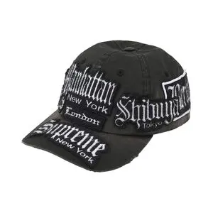 Supreme City Patches 6-panel Cap - Black