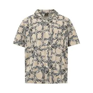 Loewe Short-sleeve Shirt With Monogram Print