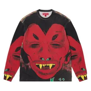 Supreme X Mike Kelley Thermal Long Sleeve Shirt - Multicolor