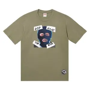 Supreme Supreme "God Save Us" Graphic T-Shirt Green