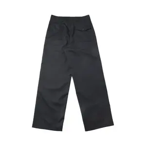 Auralee Wool Herringbone Cargo Pants - Black