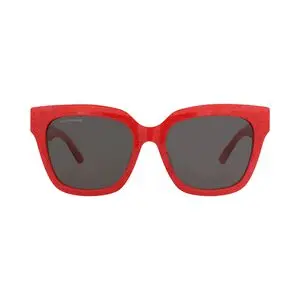 Balenciaga Square-frame Acetate Sunglasses - Red
