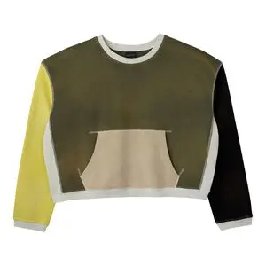 GV GALLERY Color Block Crewneck