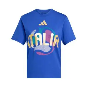 Adidas Fifa World Cup 26 Italy Graphic T-shirt - Blue
