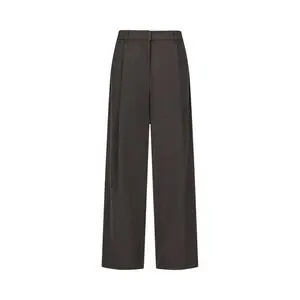 AMOMENTO Wide Leg Tailored Trousers