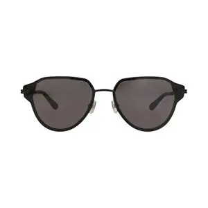 Bottega Veneta Aviator-frame Metal Sunglasses - Black