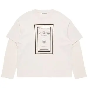 Acne Studios Layered Graphic T-shirt - Tan