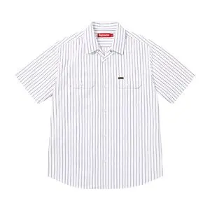 Supreme Supreme Ghostface Stripe Short-Sleeve Shirt White