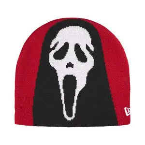 Supreme New Era Ghostface Beanie - Red
