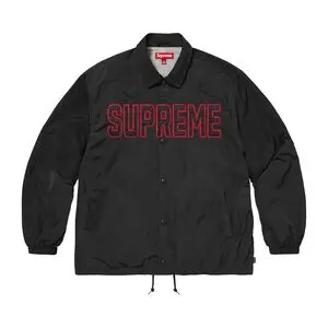 Supreme Spellout Coaches Jacket - Black