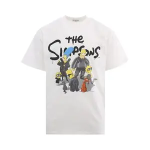 Balenciaga X The Simpsons Graphic T-shirt - White