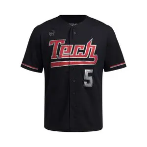 Adidas Texas Tech Strategy Full-button Jersey