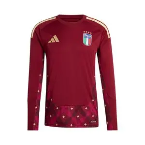 Adidas Italy 2026 Home Goalkeeper Long Sleeve Jersey - Red