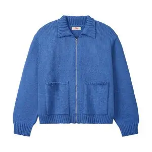 CHERRY LA Cotton Knit Zip Jacket