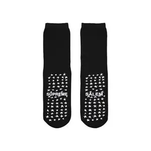 Supreme X Salem Hospital Crew Socks - Black