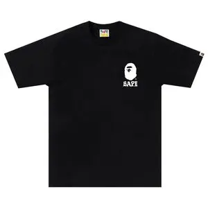 A BATHING APE Graphic Print T-shirt - Black