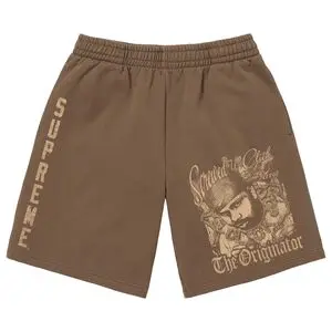 Supreme X Dj Screw Sweatshorts - Brown