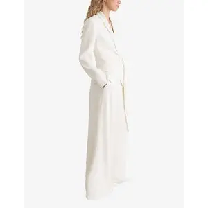 REISS Clover Tie-front Woven Jacket