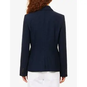 ME+EM Soft Sculpt Textured Bouclé Cotton-blend Jacket