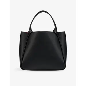 CHRISTIAN LOUBOUTIN Bettina Mini Empire Leather Tote Bag - Black