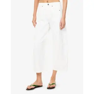 ME+EM Straight-crop Stretch Twill Cotton Trousers