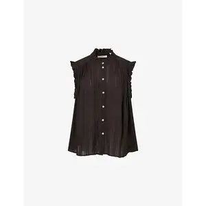 SKALL STUDIO Ruffled Cotton Top