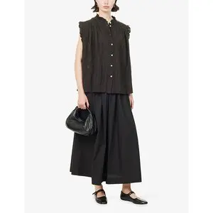 SKALL STUDIO Ruffled Cotton Top