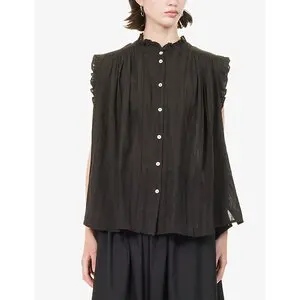 SKALL STUDIO Ruffled Cotton Top