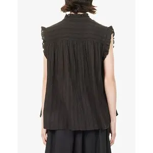 SKALL STUDIO Ruffled Cotton Top