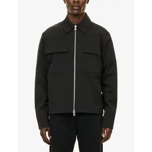 Nn07 Zip-up Showerproof Jacket - Black