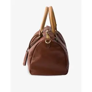 Prada Small Leather Top Handle Bag - Brown