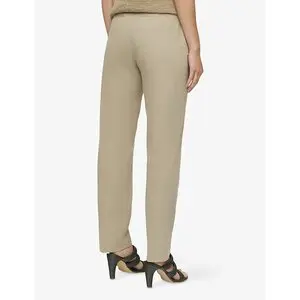 JOSEPH Coleman Tapered-leg Stretch-cotton Trousers