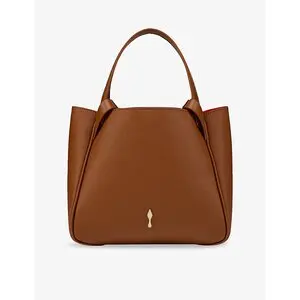 CHRISTIAN LOUBOUTIN Bettina Mini Empire Leather Tote Bag - Cuoio