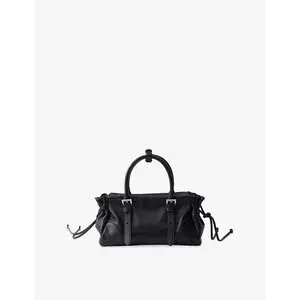 Prada Small Leather Shoulder Bag - Black