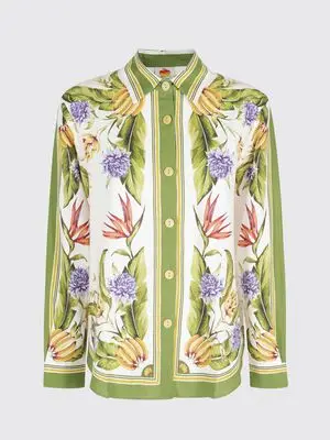 Farm Rio Tropical Floral Print Shirt