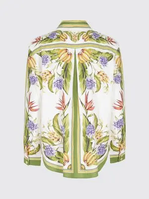 Farm Rio Tropical Floral Print Shirt