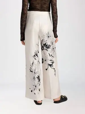 Momoni Printed Wide Leg Trousers