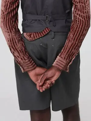 MAISON MARGIELA Cotton And Silk Blend Sartorial Shorts