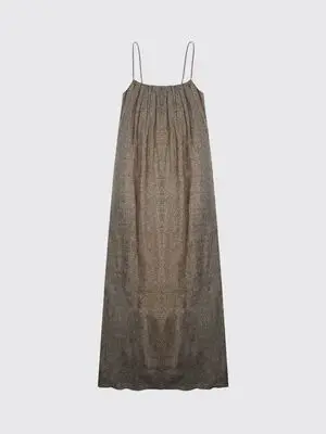 ALYSI Solidcolor Jersey Slip Dress - Brown