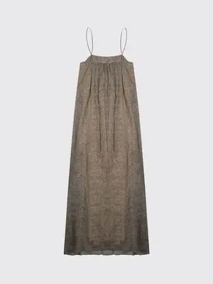 ALYSI Solidcolor Jersey Slip Dress - Brown