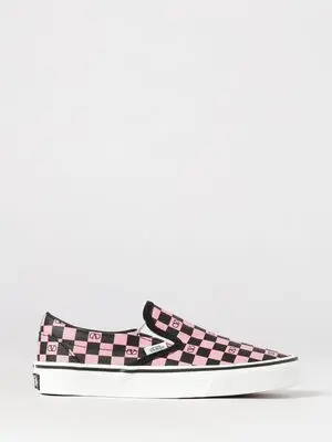 Valentino Garavani X Vans Checkered Monogram Canvas Slip-on Sneakers - Pink