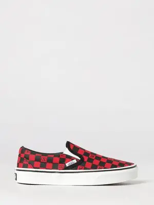 Valentino Garavani X Vans Checkered Monogram Canvas Slip-on Sneakers - Red