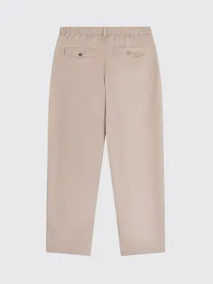 Maison Kitsuné Cotton Blend Trousers - Beige
