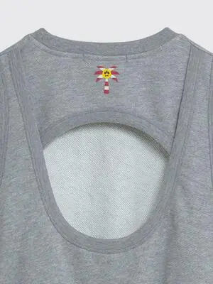 BARROW Crewneck Sweatshirt With Open Back Detail - Grey